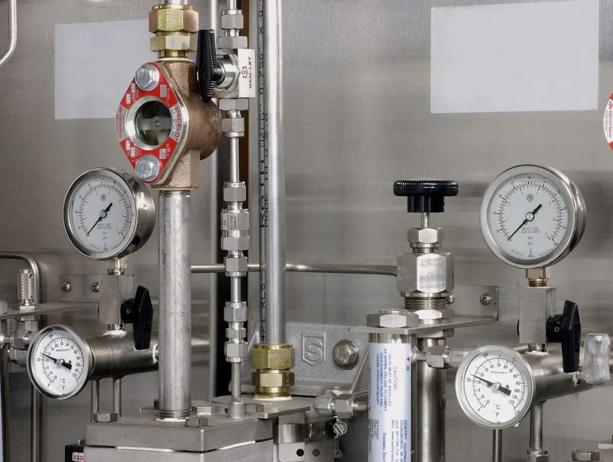 Instrumentation pressure gauges for gases and fluids - in stainless ...