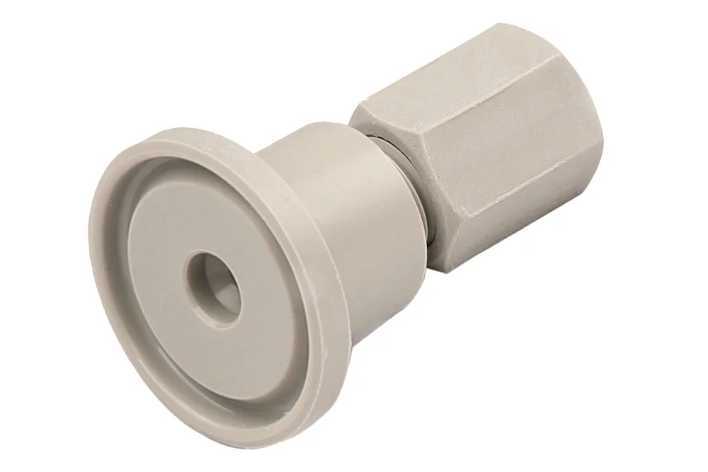 Polypropylene TRI-CLAMP Tip with Male NPT, 3C Series - Tubes International