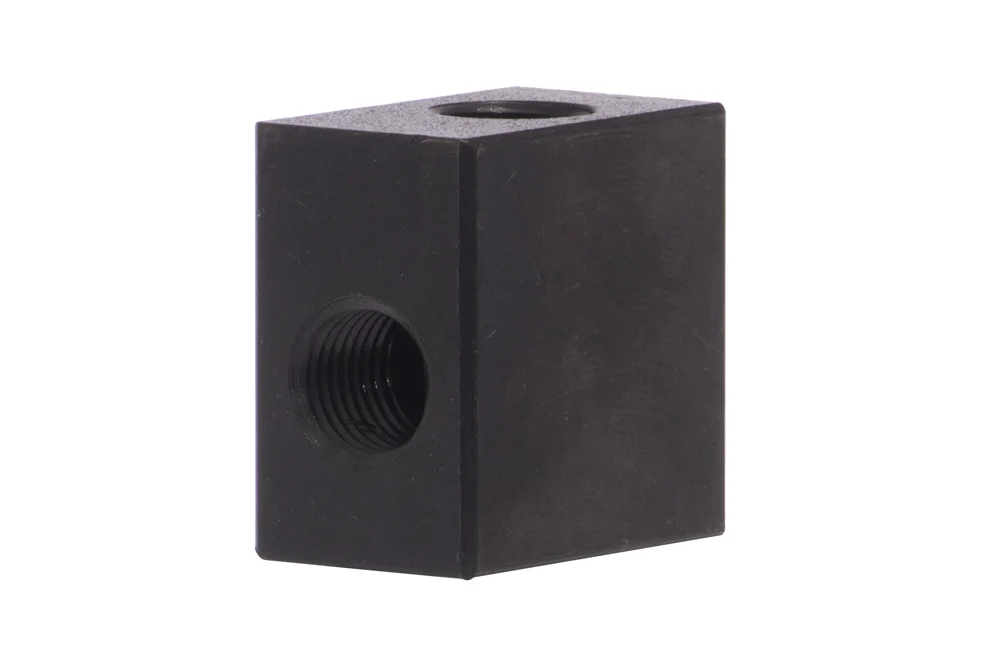 Angle "L" Connector for UHP with GW, 700 bar, Carbon Steel, RE Type ...