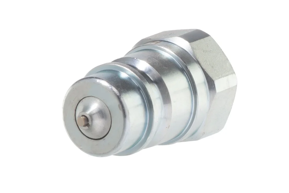 ISO-A hydraulic quick connect plug with GW BSP with valve and ...