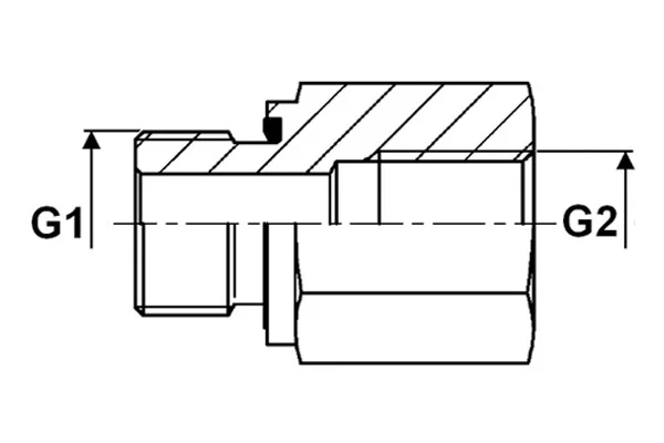 Stainless Steel Straight Screw Connector RI-BE - Tubes International