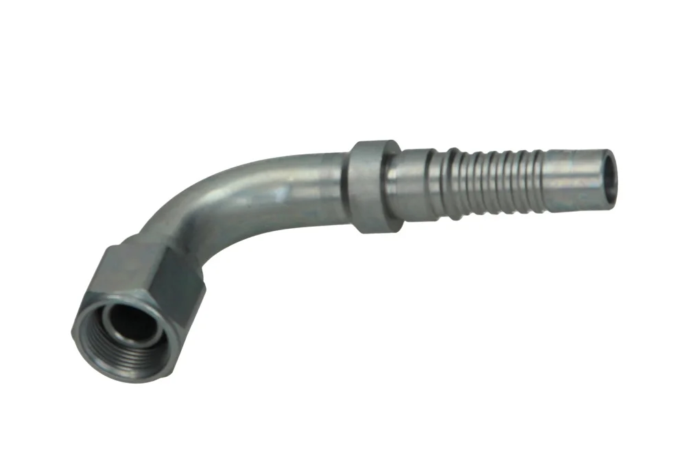 90° Interlock Fitting for 4SH, R13, R15 Hoses - Tubes International