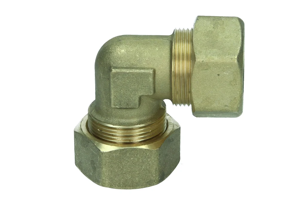 Brass Angle Connector AI 13260 for Various Pipes - Tubes International