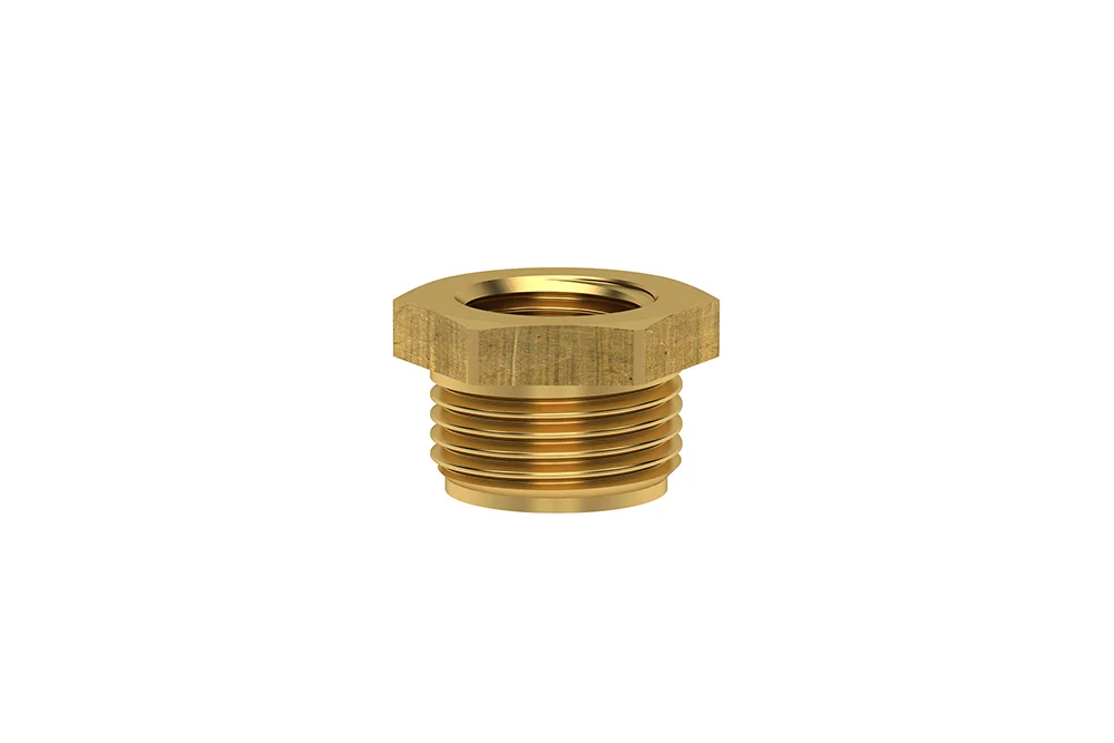 Brass MU Type Reducing Coupling for GZ/GW BSP Threads - Tubes International