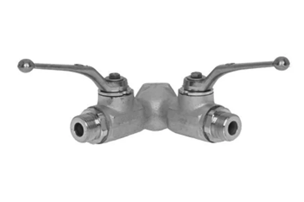 Steel Double Ball Valve for Air with Claw Couplings - Tubes International