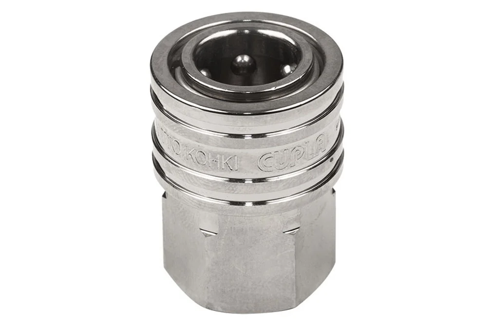 Full-flow quick coupling socket with GW BSPT, NITTO KOHKI TSP CUPLA ...