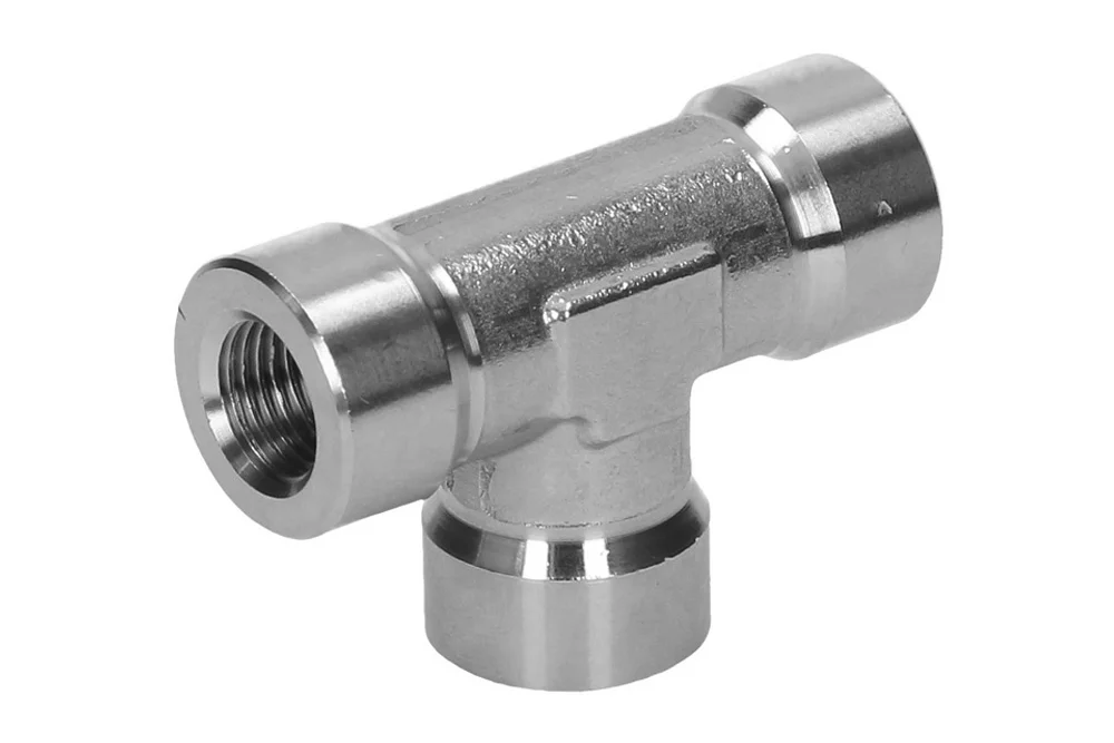 High-Pressure Tee A111, 3x BSP, AISI 316L Steel - Tubes International